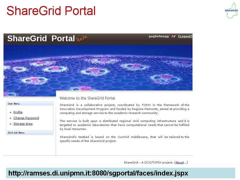 Web Portal (OG3) | ShareGrid